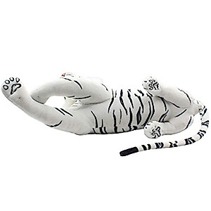TAGLN Large Stuffed Animals Tiger Toys Giant Plush Big (White, 18 Inch)
