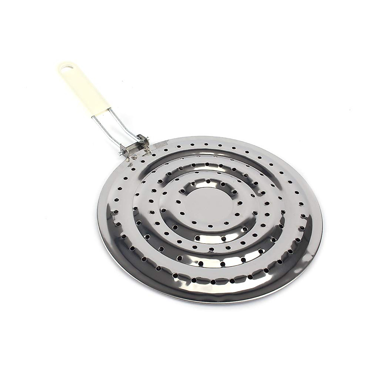 DALAO 2 Pack Double Thickening Heat Diffuser Reducer Flame Guard Simmer Plate, Stainless Steel for Electric and Gas Stovetops