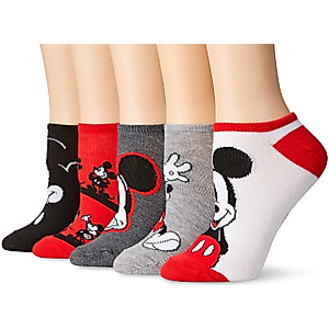 ONIVA - Disney Mickey Mouse Lunch Bag and 5 Pack No Show Socks