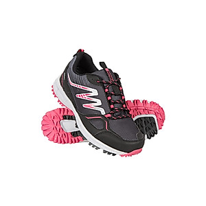 Mountain Warehouse Lakeside Womens Waterproof Trail Running Shoes Jet Black Womens Shoe Size 9 US