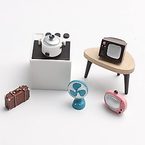 1 :12 Scale Vintage Dollhouse Furniture 23Pcs Dollhouse Mini Furniture Miniature Furniture Mini Furniture for Dollhouse