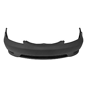 MBI AUTO - Primered, Front Bumper Cover Fascia for 2005 2006 Toyota Camry w/Out Fog 05 06, TO1000284