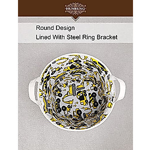 HUNRUNG Large Laundry Hamper,Cartoon Organizer Bin for Children Nursery,Toys,Laundry,Children Clothing,Gift Baskets(Engineering)