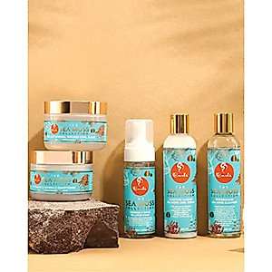 Curls Sea Moss Moisture Magnet Cream - Attracts and Locks In Moisture - Defines, Sculpts Waves, & Controls Frizz - For All Types 8oz, 1 Count
