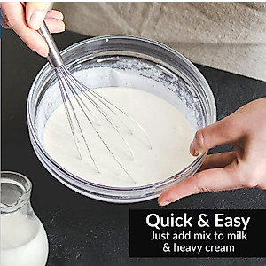 Nostalgia Ice cream Mix Variety Pack of all four Flavors Vanilla, Chocolate and Strawberry and Cookies 'N Cream - Pack of 4, Each Pocket of 8 Oz Makes 2 Quarts of Delicious Premium Old Fashioned Ice Cream.