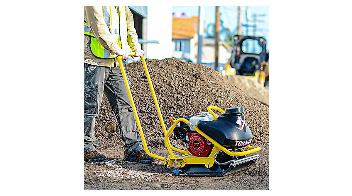 Tomahawk 5.5 HP Vibratory Plate Compactor - High Performance