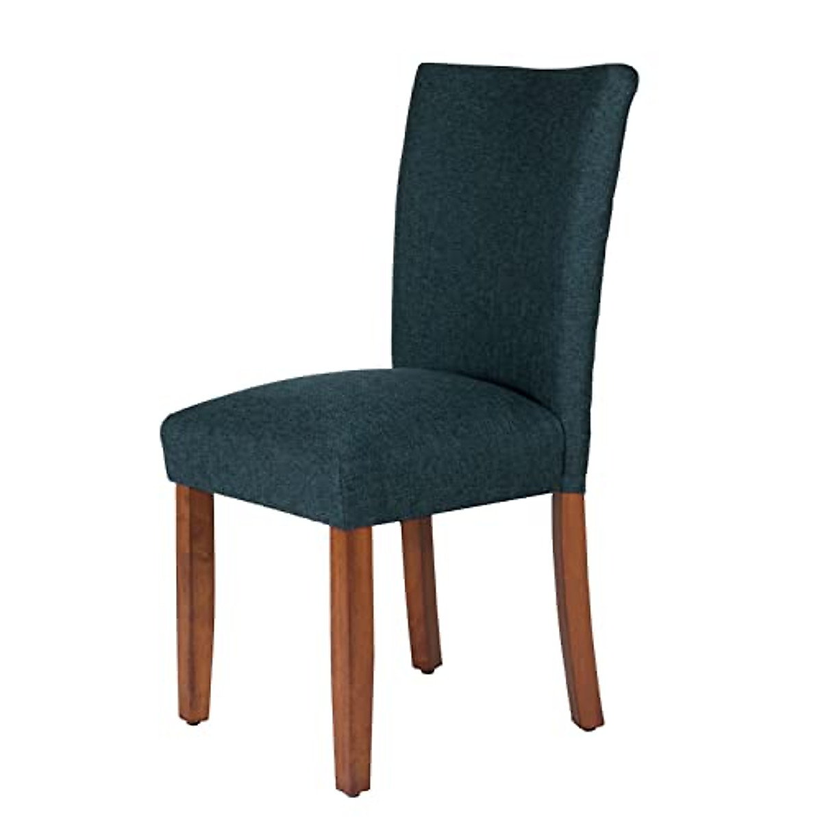 HomePop Parsons Classic Upholstered Accent Dining Chair, Set of 2, Navy