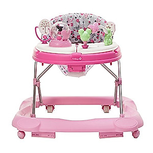 Disney Baby Minnie Mouse Music and Lights Baby Walker with Activity Tray (Garden Delight)