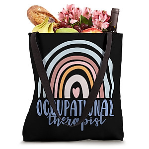 Occupational Therapy Worker OT Boho Rainbow Retro Gift Tote Bag