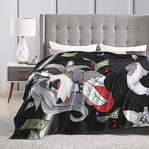 Woodyotime Loo&na Hell&uva Bo-ss Throw Blanket,Flannel Fleece Blankets for Bed Couch Sofa, All Season Warm Cozy Fuzzy Plush Microfiber Blanket 60"X50"