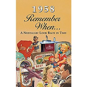 KardLet 1958 REMEMBER WHEN CELEBRATION Birthdays, Anniversaries, Reunions, Homecomings, Client & Corporate Gifts