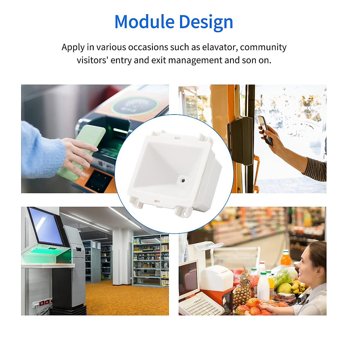 Embedded QR Code Scanning Module with USB 1D 2D Bar Codes Reader Identification Scan Device Used for Supermarkets Stores Payments