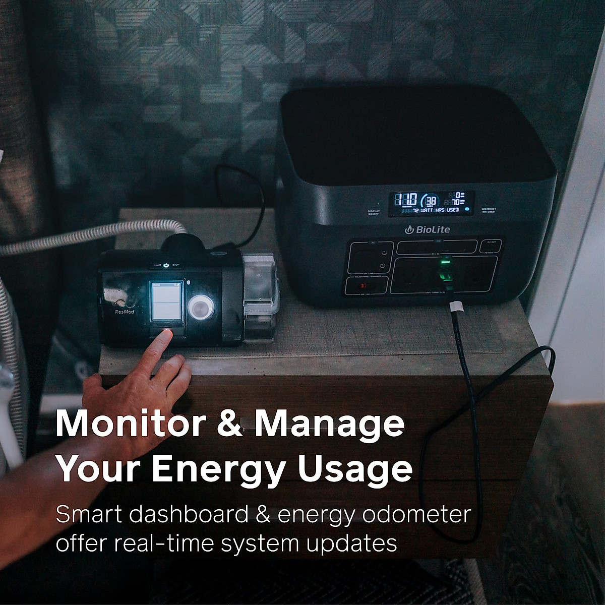 BioLite BaseCharge Rechargeable Lithium-Ion Power Station for Camping, DIY or Emergencies, BaseCharge 1500