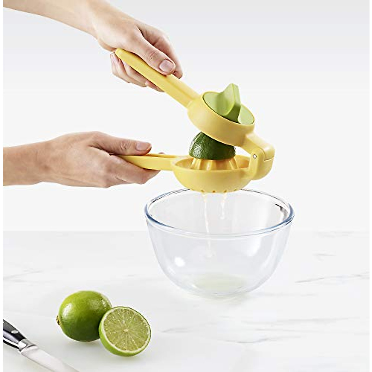 Joseph Joseph JuiceMax Dual-Action Citrus Press, One Size, Yellow