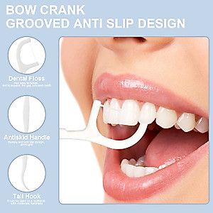 4Pcs Portable Floss Dispenser Holder Travel Dental Floss Case, Automatic Floss Picks Case Organizer Premium Refillable Floss Pick Container for Women Men Teeth Cleaning