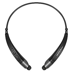 MobileSpec MBS11181 Stereo Bluetooth(R) Wireless Headphones - Black