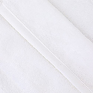 Italesse 4-Pack Hand Towels (13 x 29 inches) - 100% Cotton Hand Towels, Highly Absorbent, Odor-Free, Soft Towels for Bathrooms, Hotels, Kitchens and Spas (White)
