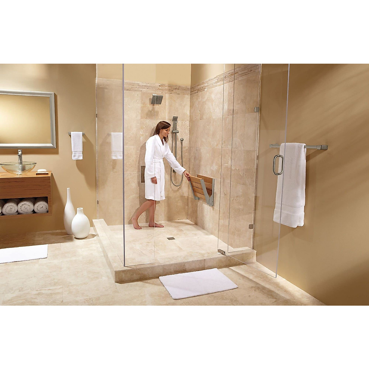 Moen 90-Degree brushed Nickel Posi-Temp Eco-Performance Shower Trim, Valve Required, TS2712EPBN