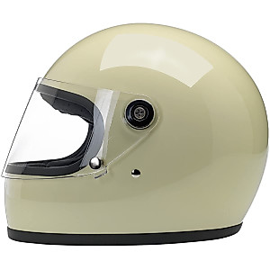 Biltwell Closeout Gringo S ECE R22.05 Motorcycle Helmet Gloss Vintage White XX-Large