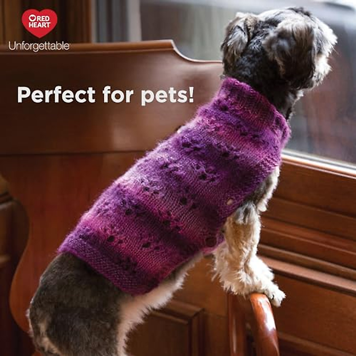 Red Heart Boutique Unforgettable Gotham Yarn - 3 Pack of 100g/3.5oz - Acrylic - 4 Medium (Worsted) - 270 Yards - Knitting/Crochet