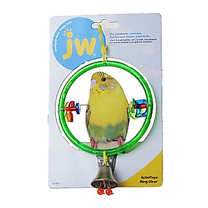 JW Pet Activitoys Ring Clear Bird Toy [Set of 3]