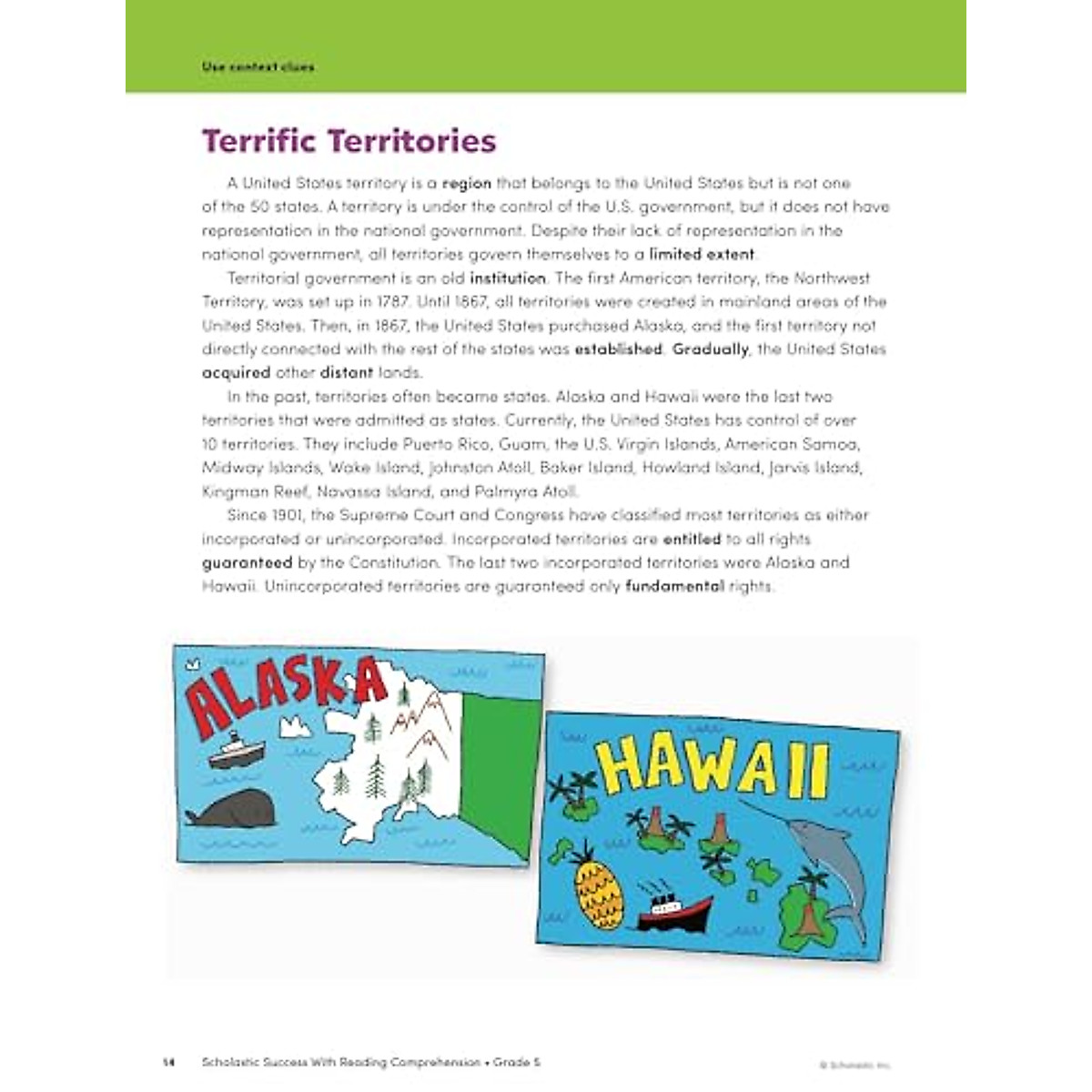 Scholastic Success with Reading Comprehension Grade 5 Workbook