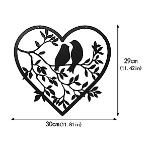 Clear Crystal Ball Ornaments Animal Metal Art Deer Bear Wrought Iron Silhouette Hollow Wall Art Decor Door Sign Home Decoration Garden Valentines Day Ornaments for Tree Glass