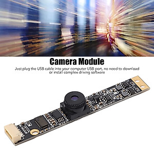 USB Camera Module, 2MP 1080P 76 Degree Viewing Angle 30FPS Fixed Focus Hd Camera Module Board for Industrial Video System