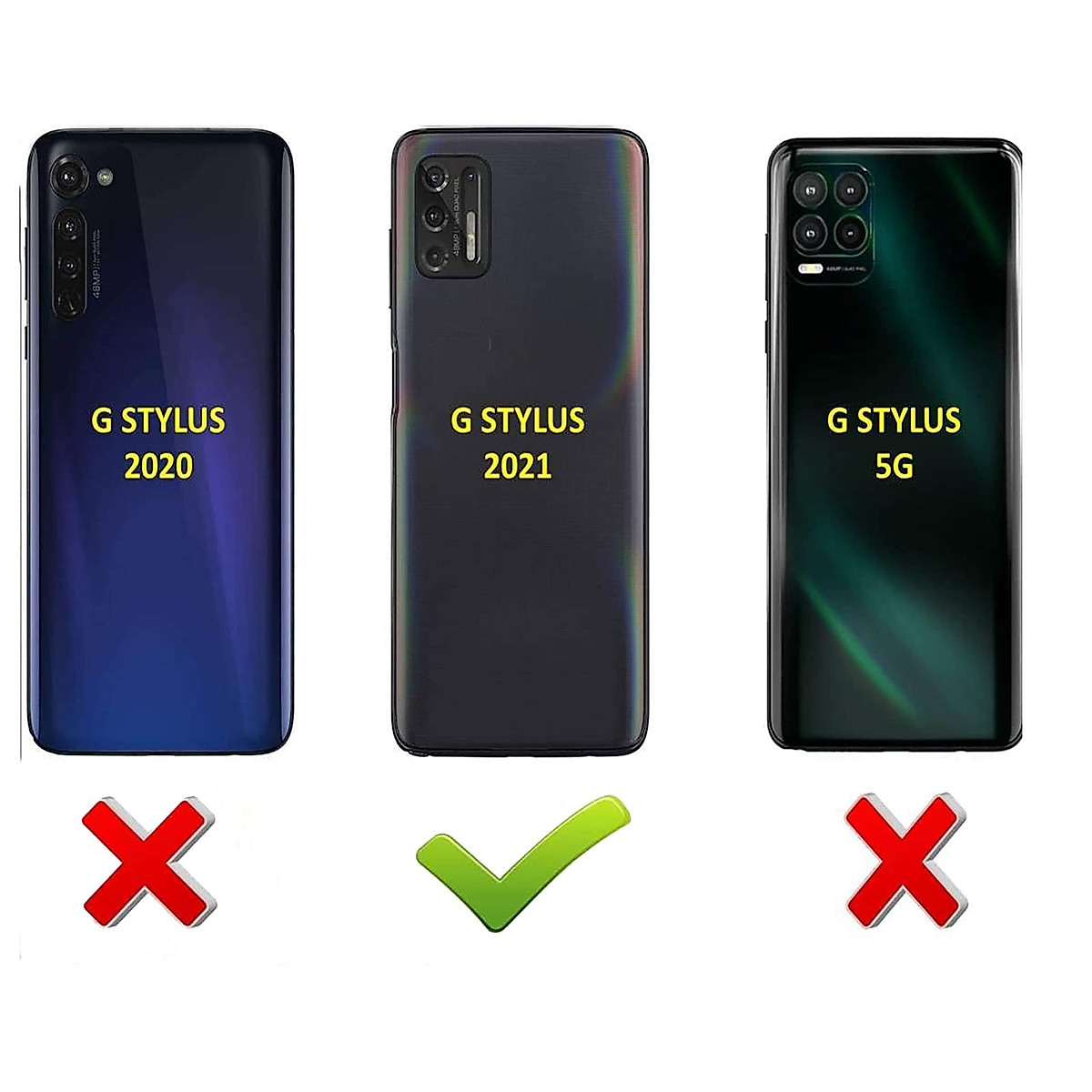 G Stylus 2021 Pen Replacement for Motorola Moto G Stylus (2021) XT2115 Verison Touch Pen (Black)