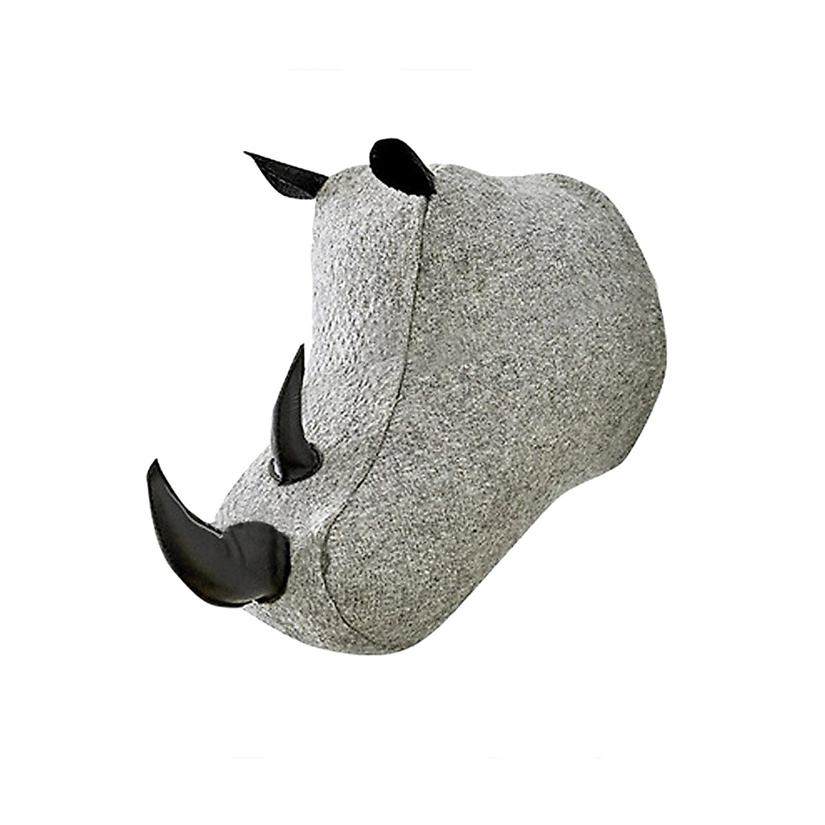 soarflight Animal Heads Wall Hanging Decor for Kids Room Elephant Deer Cow Dog 3D Head Wall Mount Decor Child Room Kindergarten Wall Hanging Mounted for Children Room Nursery Room Decoration Cool