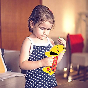 GEMEM Wooden Lacing Threading Toys Fine Motor Skill Toys for 3 Year Old Educational and Learning Montessori Toddler Travel Toy 1 Strawberry and 1 Dog