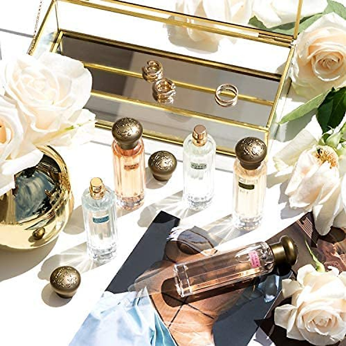 Tocca Eau de Parfum, Bianca: Fresh Floral, Rose, Lemon, Green Tea, Hand-Finished Bottle (20 ml)