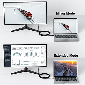 UVOOI Active Mini DisplayPort to HDMI Cable 10 Feet, Mini DP to HDMI Cord Supporting Eyefinity Technology & 4K@60Hz, 1440P@144Hz Resolution
