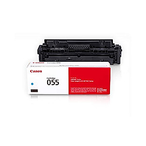 Color imageCLASS MF741Cdw - Multifunction, Wireless, Mobile-Ready, Duplex Laser Printer with 3 Year Warranty & ® 055 Cyan Toner Cartridge, 3015C001