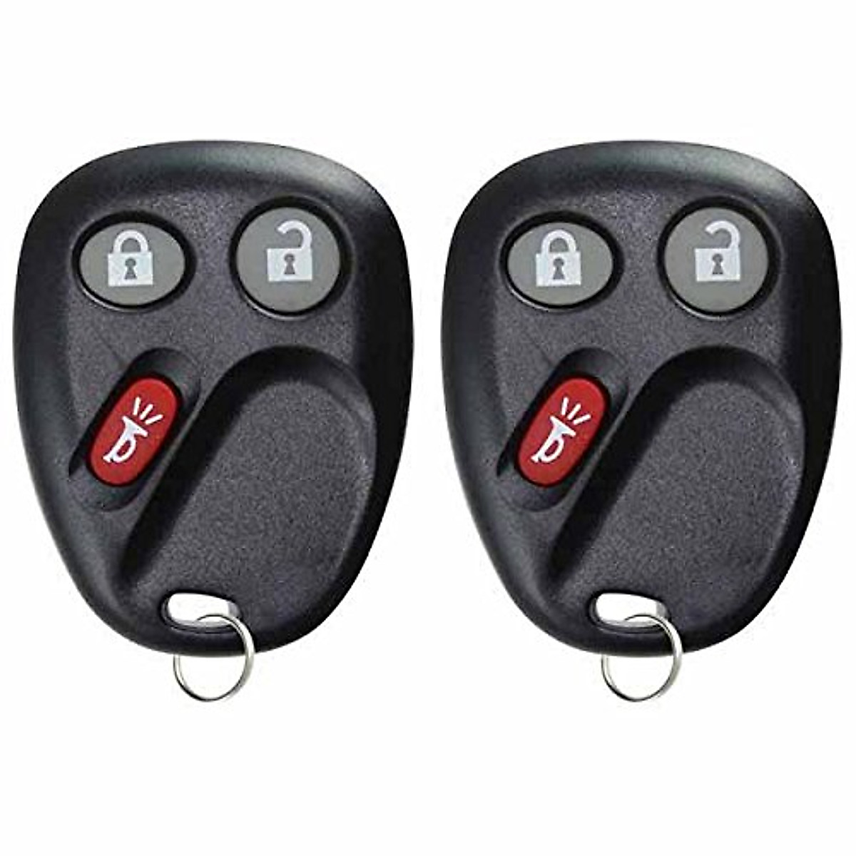 2 KeylessOption Replacement Keyless Entry Remote Control Key Fob for 15051014, 15008008, 15008009, MYT3X6898B