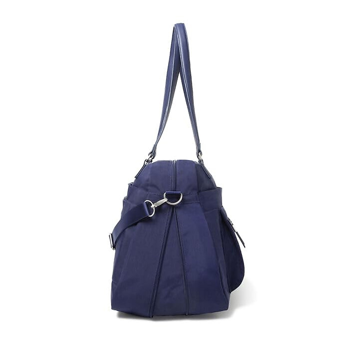 Baggallini Overnight Expandable Laptop Tote - Lightweight Travel Bag for Women, Navy