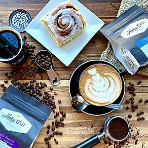 Lucky Goat Flavored Ground Coffee – Southern Pecan – Nutty, Pecan, Light Body, Low Acidity, Smooth and Sweet - Medium Roast, 12 Ounce Bag, Arabica