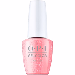 OPI GelColor, Pixel Dust, Pink Gel Nail Polish, Xbox Collection, 0.5 fl. oz.