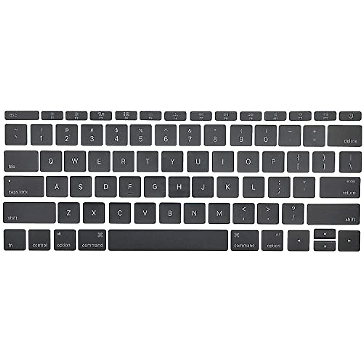 Keyboard Keys Keycap US Set Replacement for MacBook Pro 13-inch A1708 2016 2017 Without Touch Bar