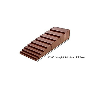 Adena Montessori Small Brown Stair Materials (7x7x14cm)