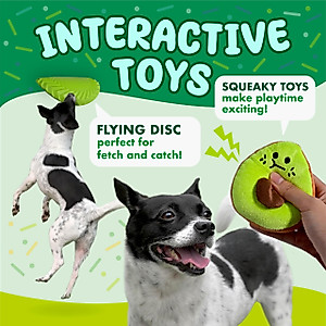 9 Pack Small Dogs Squeaky Toys, Sniffing Interactive Puzzle Ball, Dog Rope Toys, Floatable Flying Disc, Teething Toys, Slow Feeding Training For Small/Medium Breeds, Full Package For New Puppy At Home