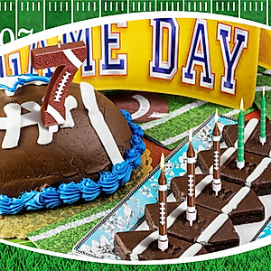 Photect 11 PCS Football Birthday Candles Number 5-9 Candle Football Cake Topper Decor Football Themed Birthday Cake Decorations for Boys Girls Kids Party Supplies (Number 7)