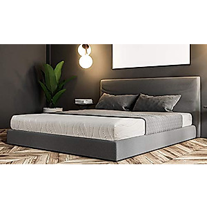 Irvine Home Collection Twin Size 8-Inch, Gel Memory Foam Mattress, Medium Firm Feel, Breathable, Cool Sleep and Pressure Relief, CertiPUR-US Certified, Temperature Balanced
