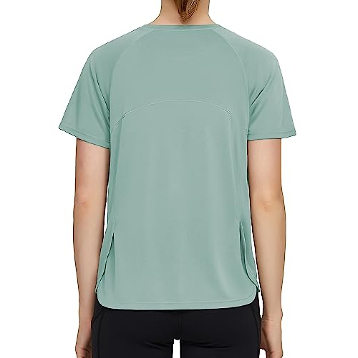 Dragon Fit Lightweight Workout Tops for Women Short Sleeve Crew Neck Yoga Shirts Casual Athletic T-Shirts