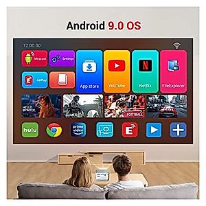 Focus Smart Android WiFi Outdoor Home Theater Projector 4K Full HD 1080P Projector