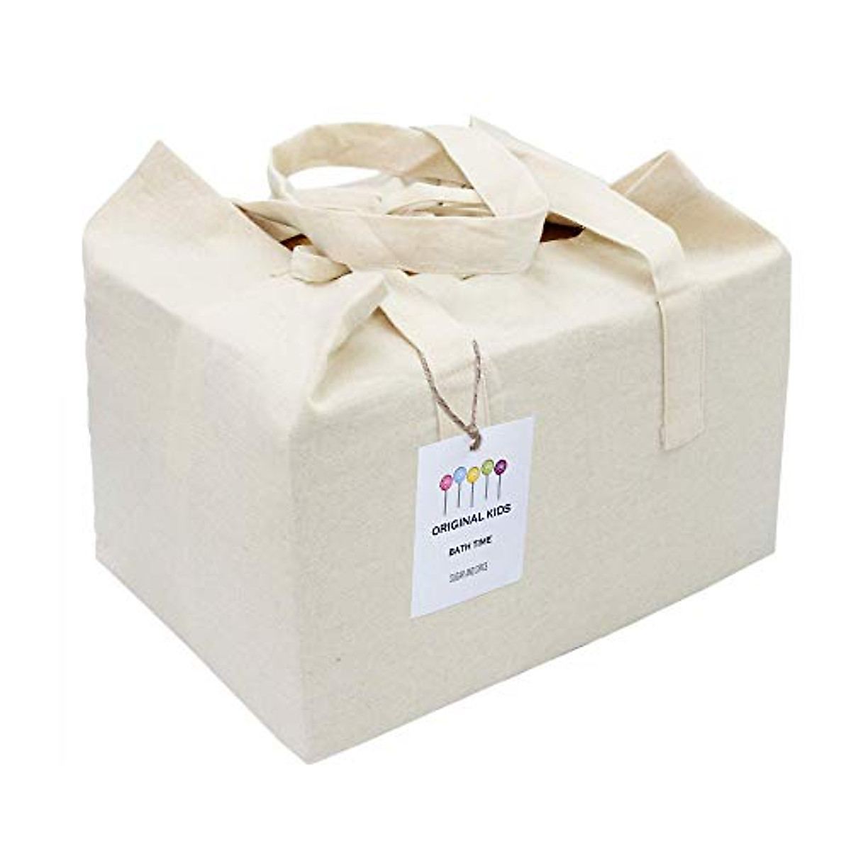 ORIGINAL KIDS 6 Piece Towel Set - Bath Time Sugar & Spice - 2 Bath Towels, 2 Hand Towels, 2 Washcloths in Bonus Tote Bag - 100% Cotton Jacquard Soft Absorbent Pool Beach Towel Gift - Pink Multicolor