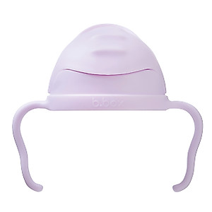 b.box Sippy Cup with Weighted Straw. Drink from any Angle, Leak Proof, Spill Proof, Easy Grip. BPA Free, Dishwasher Safe. For Babies 6m+ to Toddlers (Boysenberry, 8oz)