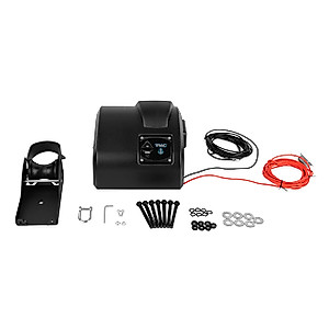 Trac Outdoors Fisherman 25-G3 Electric Anchor Winch - Anchors Up to 25 lb. - Includes 100-feet of Pre-Wound Anchor Rope with Use (69002)