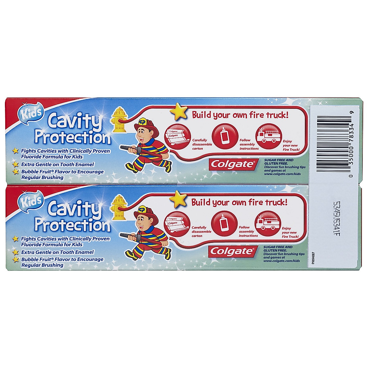 Colgate Kids Toothpaste Bubble Fruit - 4.6oz 2pk