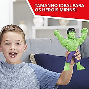 Playskool Heroes Marvel Super Hero Adventures Mega Mighties Hulk Collectible 10" Action Figure, Toys for Kids Ages 3 & Up